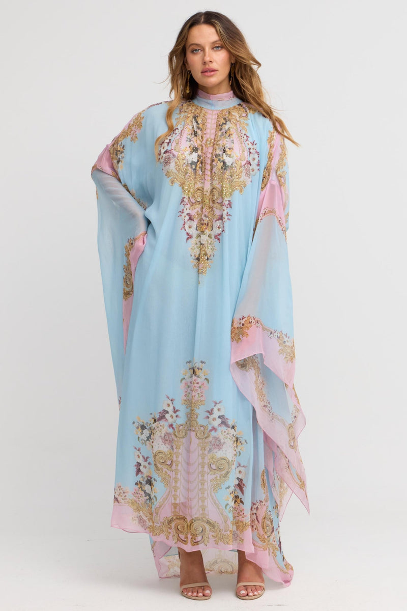 Dusk Till Dawn High-neck Maxi Kaftan – Czarina USA