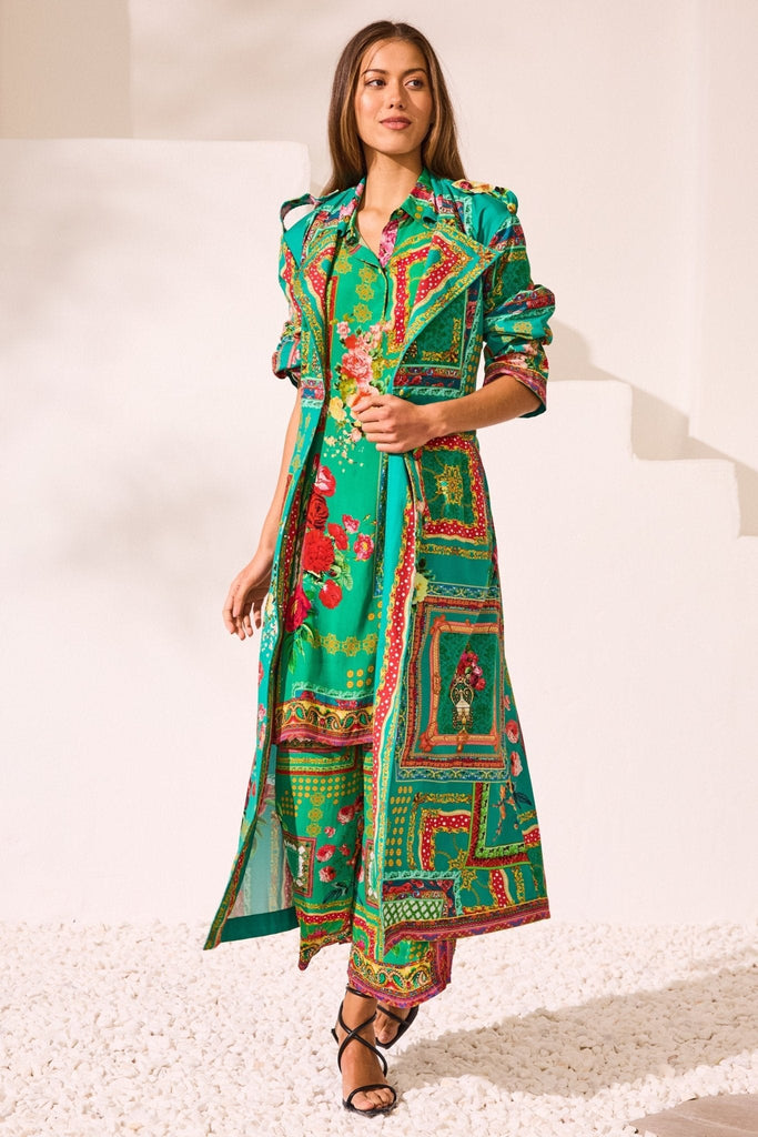 Blooming Tales Trench Coat – Czarina USA